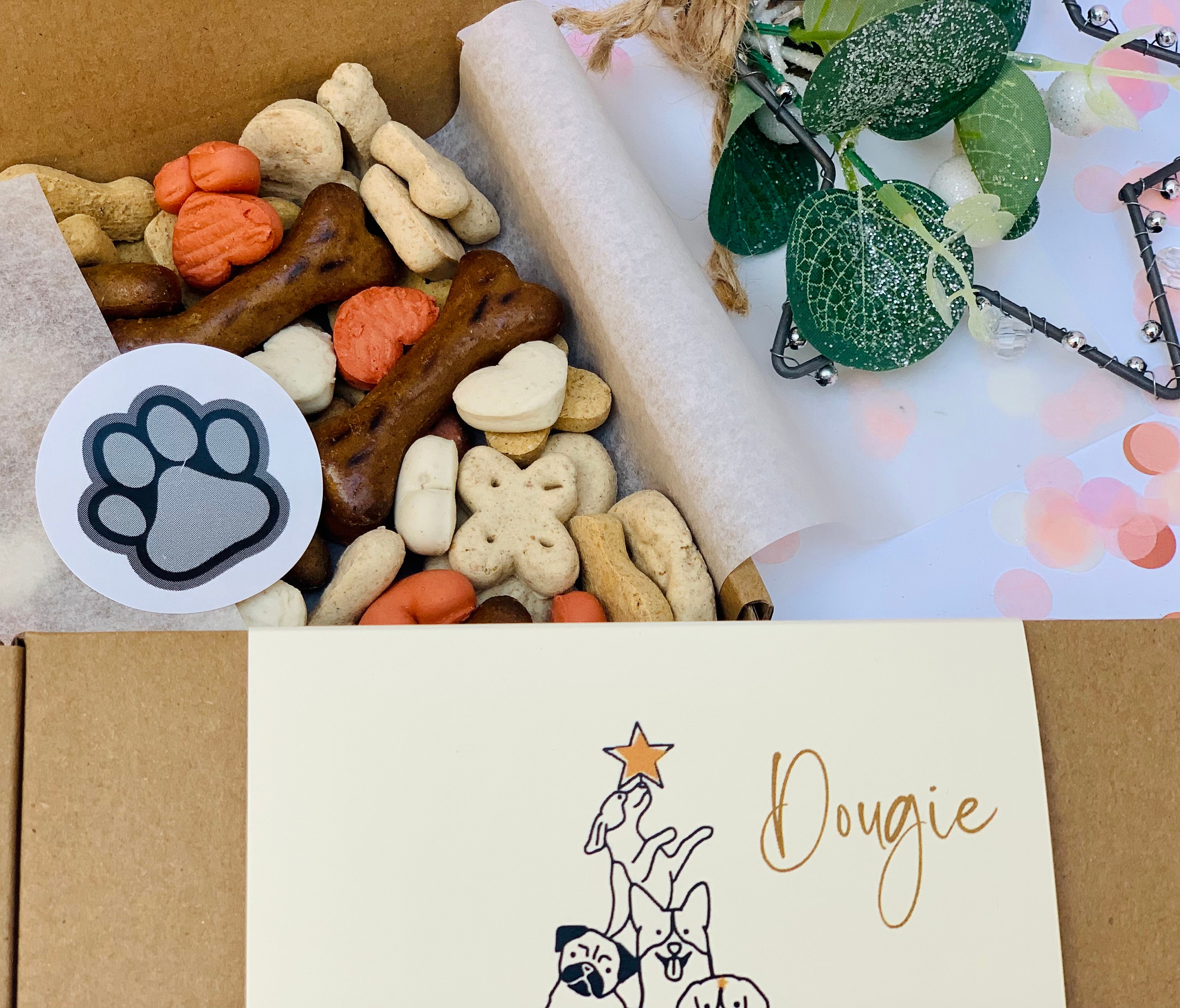 Customized Box of Dog Treats Dog Gift Box Puppy Treats - Etsy