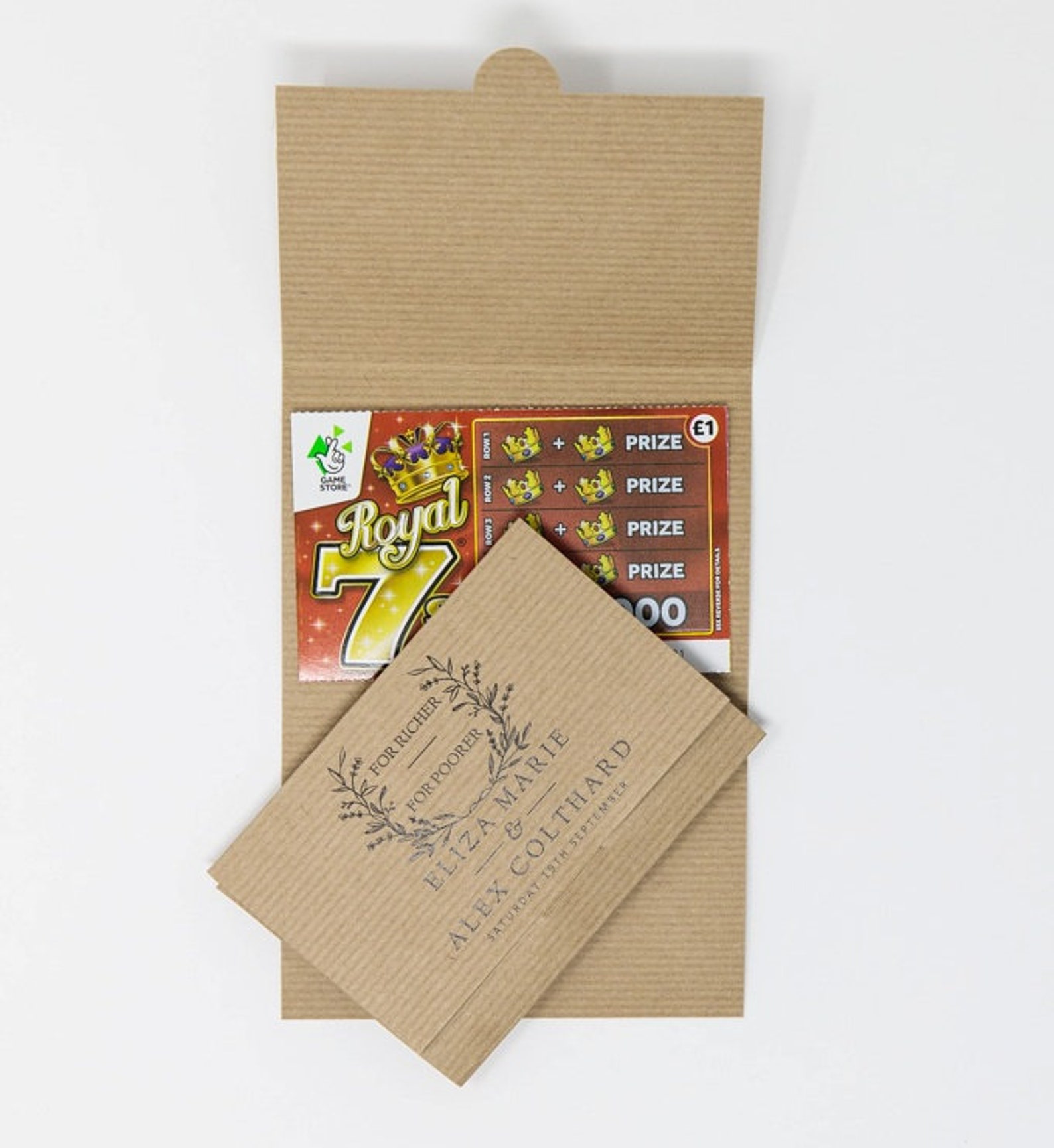 Personalised Lotto Scratch Card Wallet Lottery Ticket Holder - Etsy