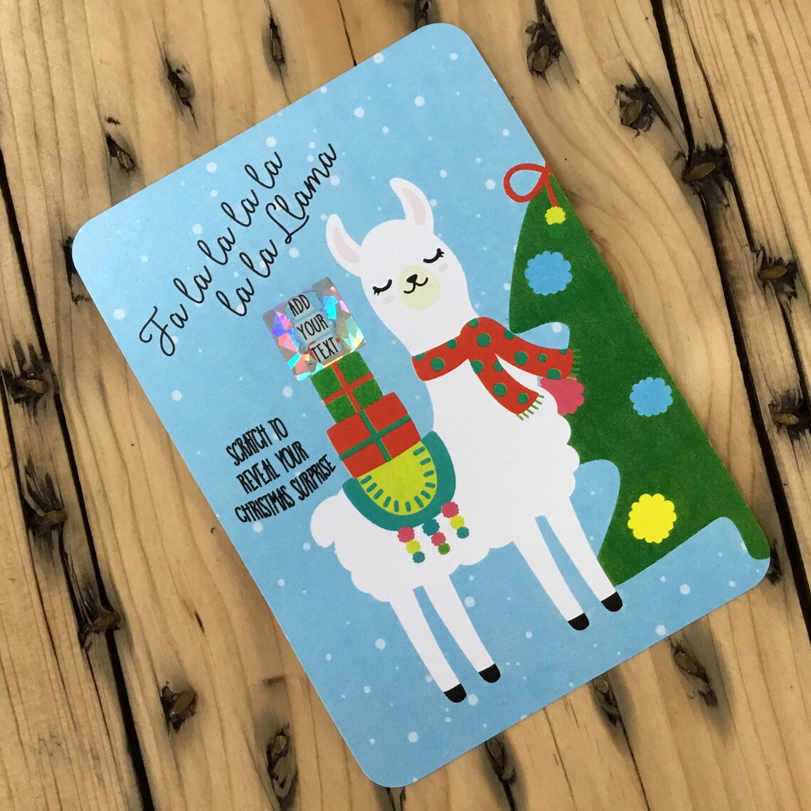 Scratch off Surprise Card. Hidden Message Card. Personalised - Etsy