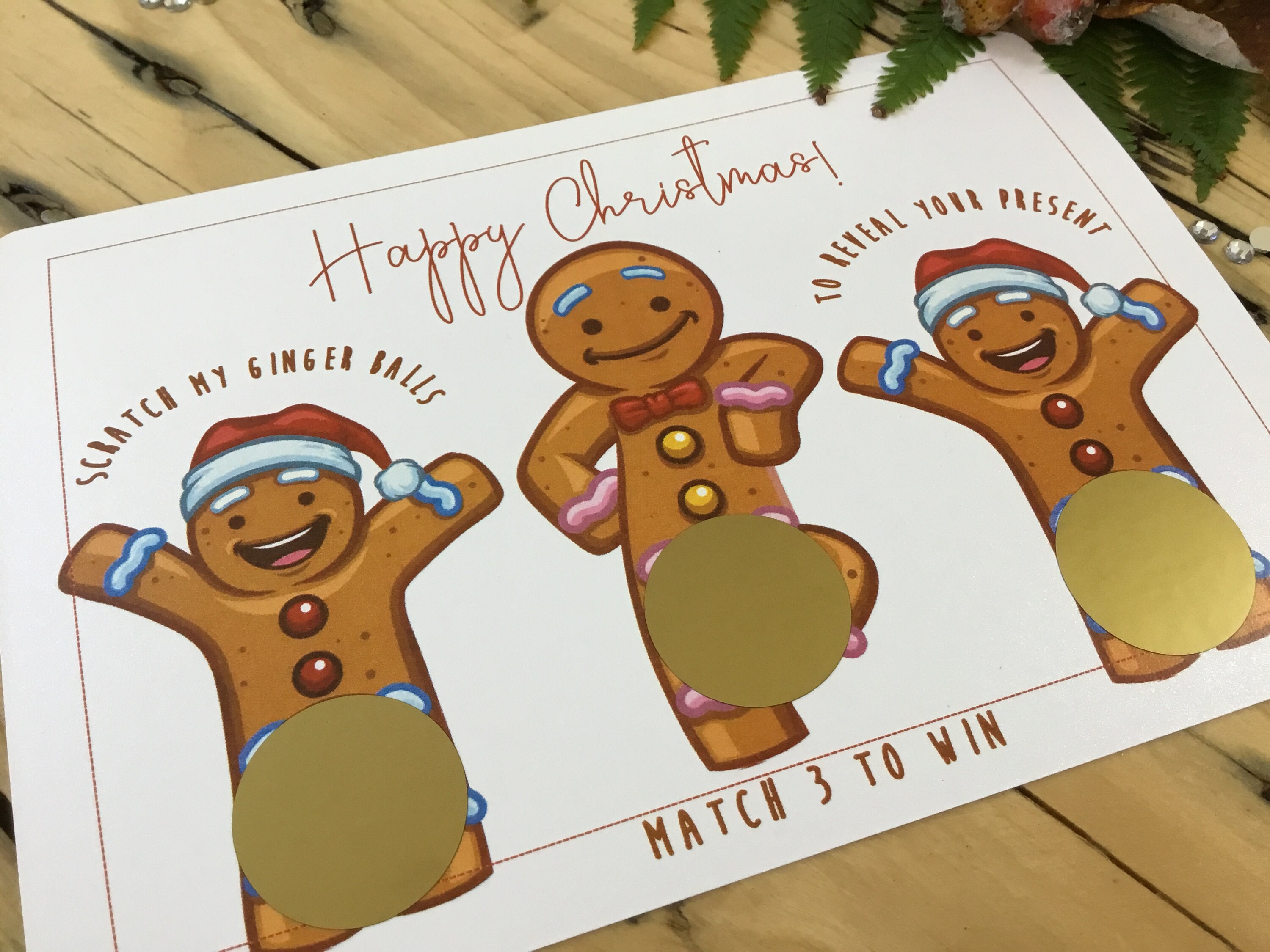 Hidden Message Card. Rude Xmas Card. Christmas Scratch & | Etsy UK