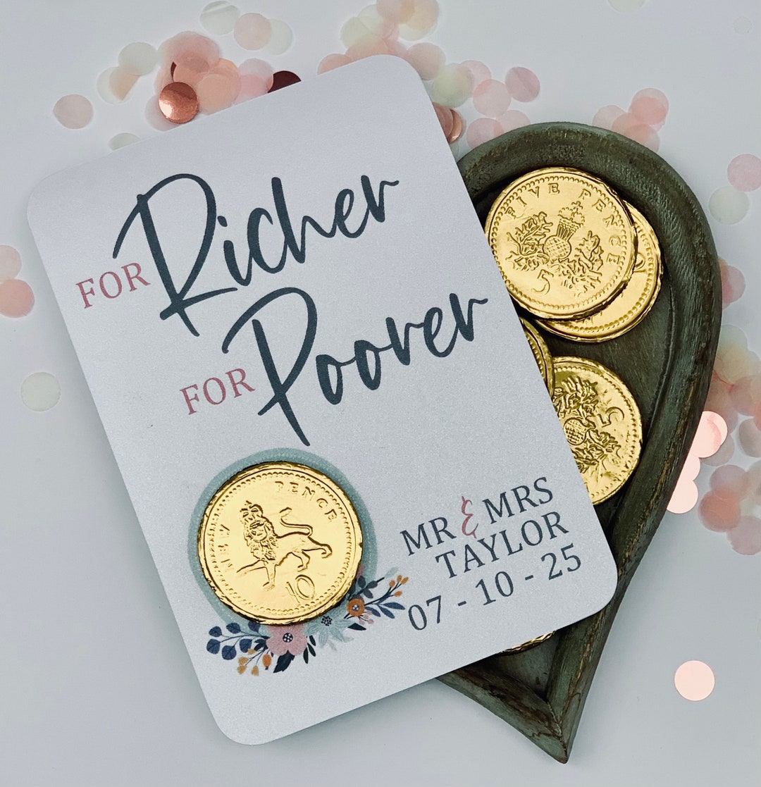 Personalized Chocolate Coin Wedding Favors: Table Place Setting Gift - Etsy