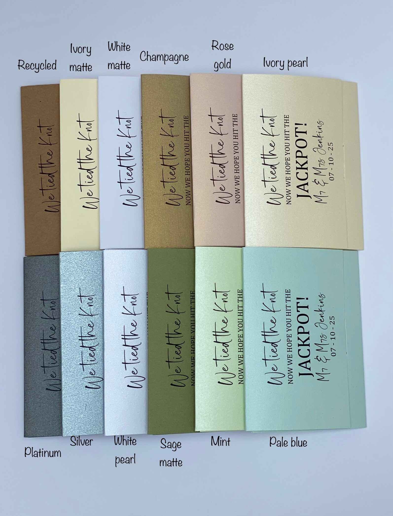 Wedding Favour Idea. Scratch Card Holder. Lottery Ticket - Etsy Australia