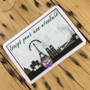 Scratch off Surprise Trip Card. Travel Card. PARIS Holiday Card ...