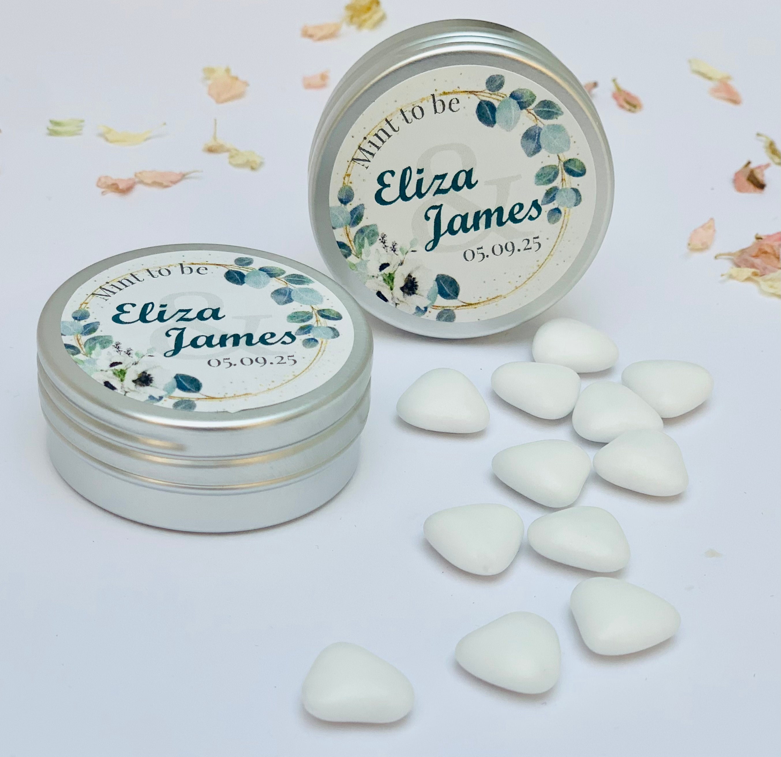 Personalised Wedding Favour Idea Mint to Be Favor SWEETS - Etsy UK