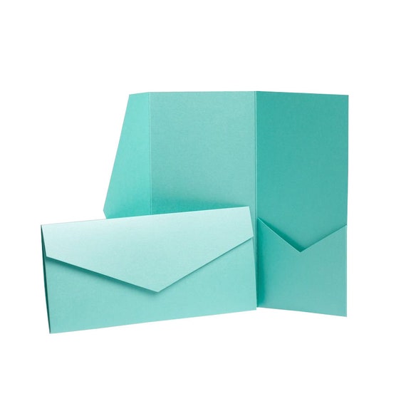 Invitations Wedding Stationery Pocketfold Template Folded Envelope ...