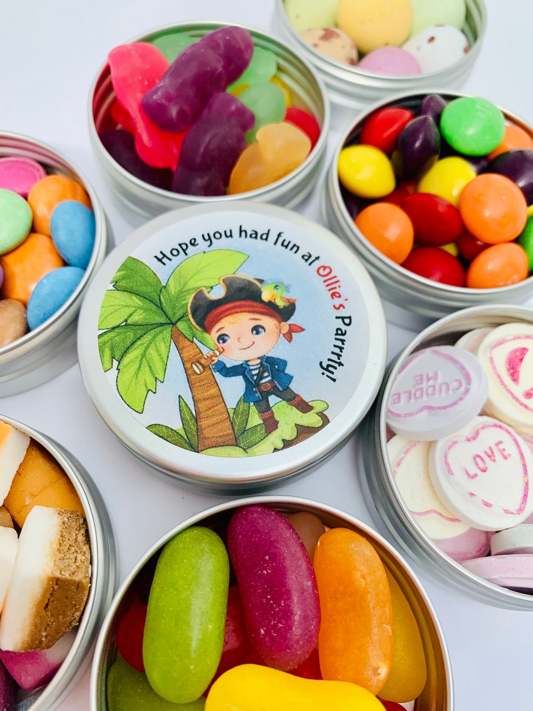Personalized Pirate Sweet Tins: Kids Party Favors - Etsy