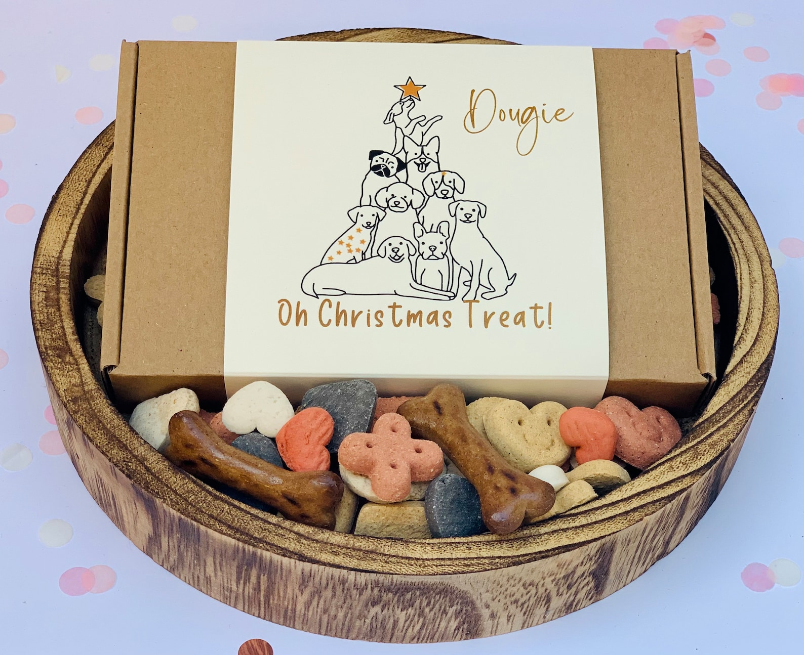 Customized Box of Dog Treats Dog Gift Box Puppy Treats - Etsy