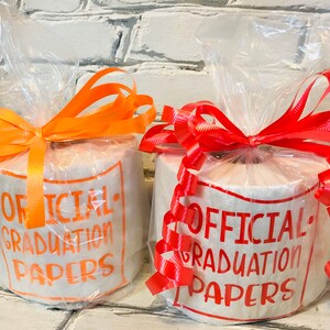 Official Grad Papers Graduation Papers Toilet Paper Toilet Paper Gift ...