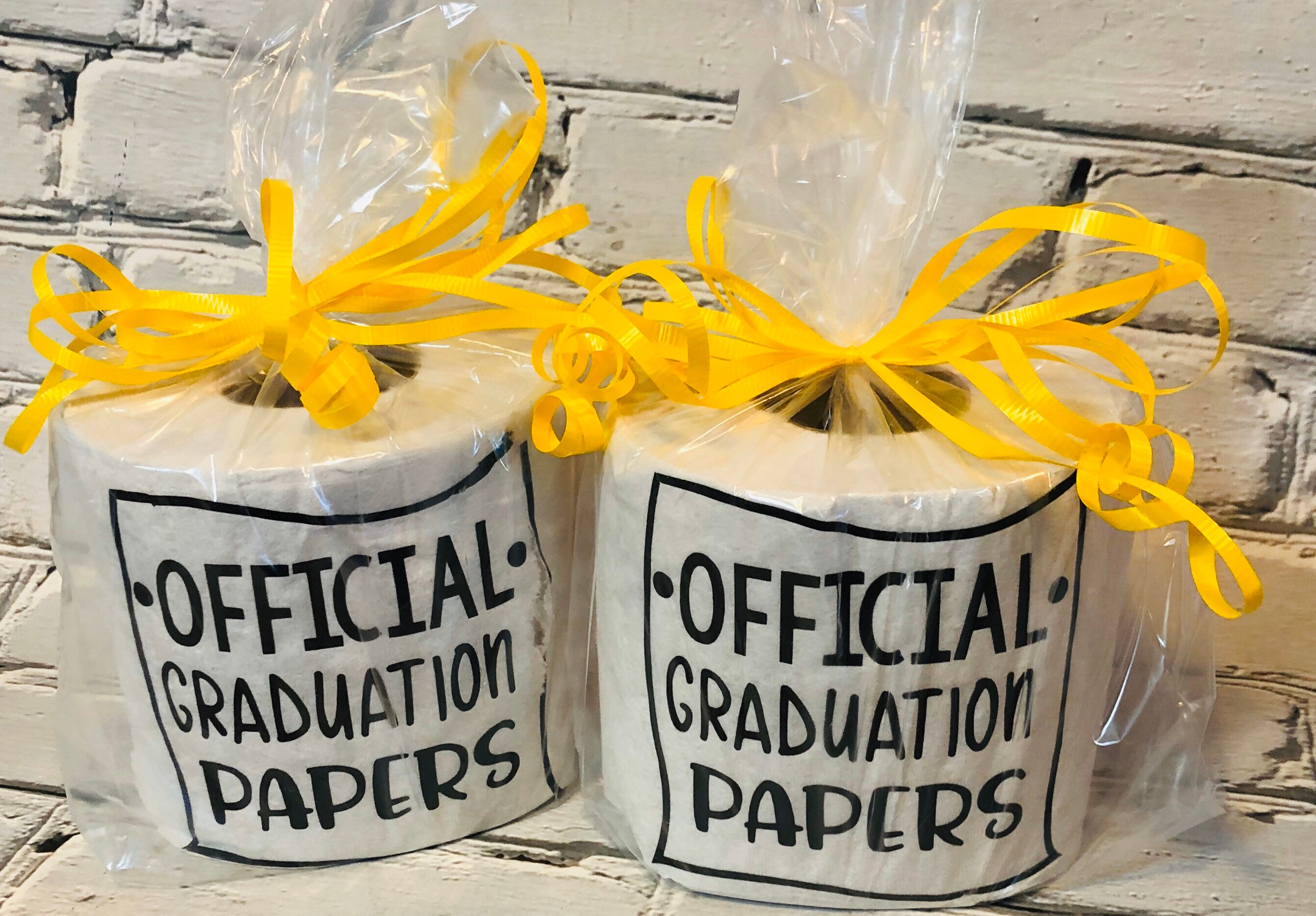 Official Grad Papers Graduation Papers Toilet Paper Toilet - Etsy