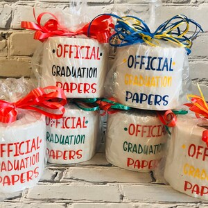 Official Grad Papers Graduation Papers Toilet Paper Toilet Paper Gift ...