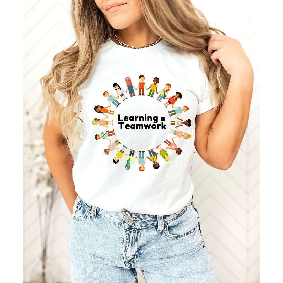 Learning is Teamwork T-shirt, Back to School Tee, Teachers Gift, School ...