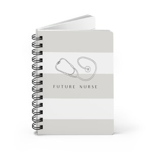 Future Nurse Spiral Bound Notebook, Nursing Student Gift for Clinicals ...
