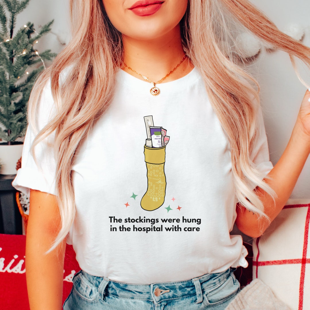 Holiday Medical Stockings Shirt Funny ICU Nurse Tee Gift for - Etsy