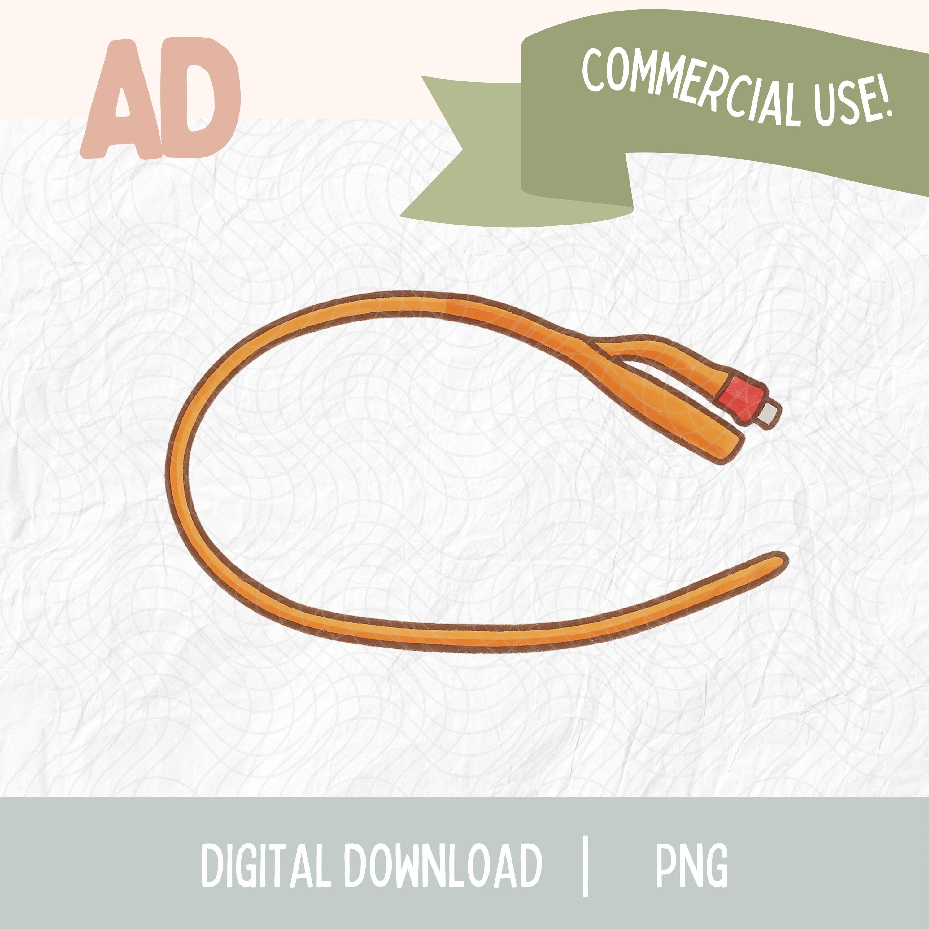 Foley Catheter PNG – Funny Nurse Clipart, Medical Svg, Digital Download ...