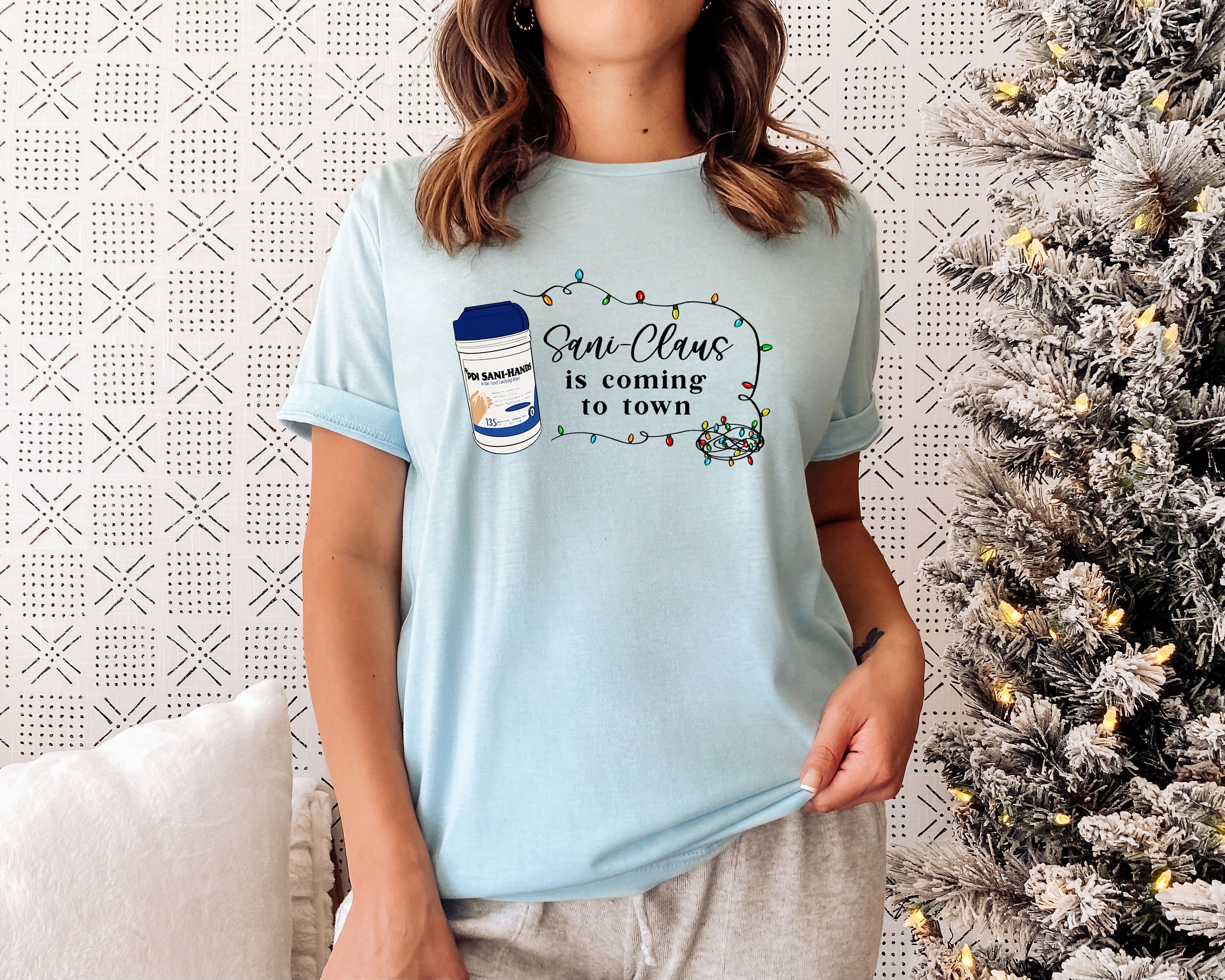 Sani Claus is Coming to Town Shirt Funny Christmas Holiday - Etsy