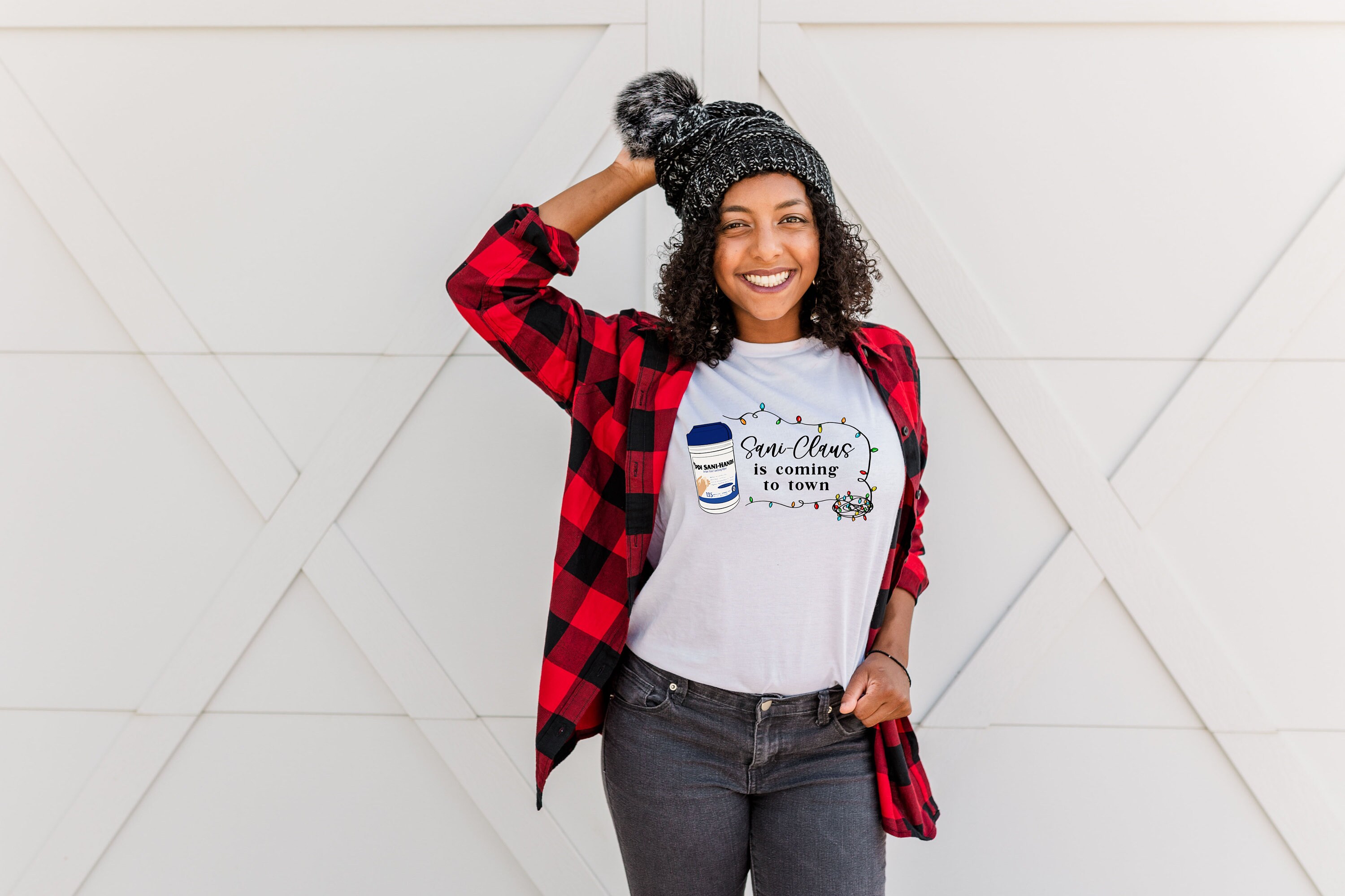 Sani Claus is Coming to Town Shirt Funny Christmas Holiday - Etsy