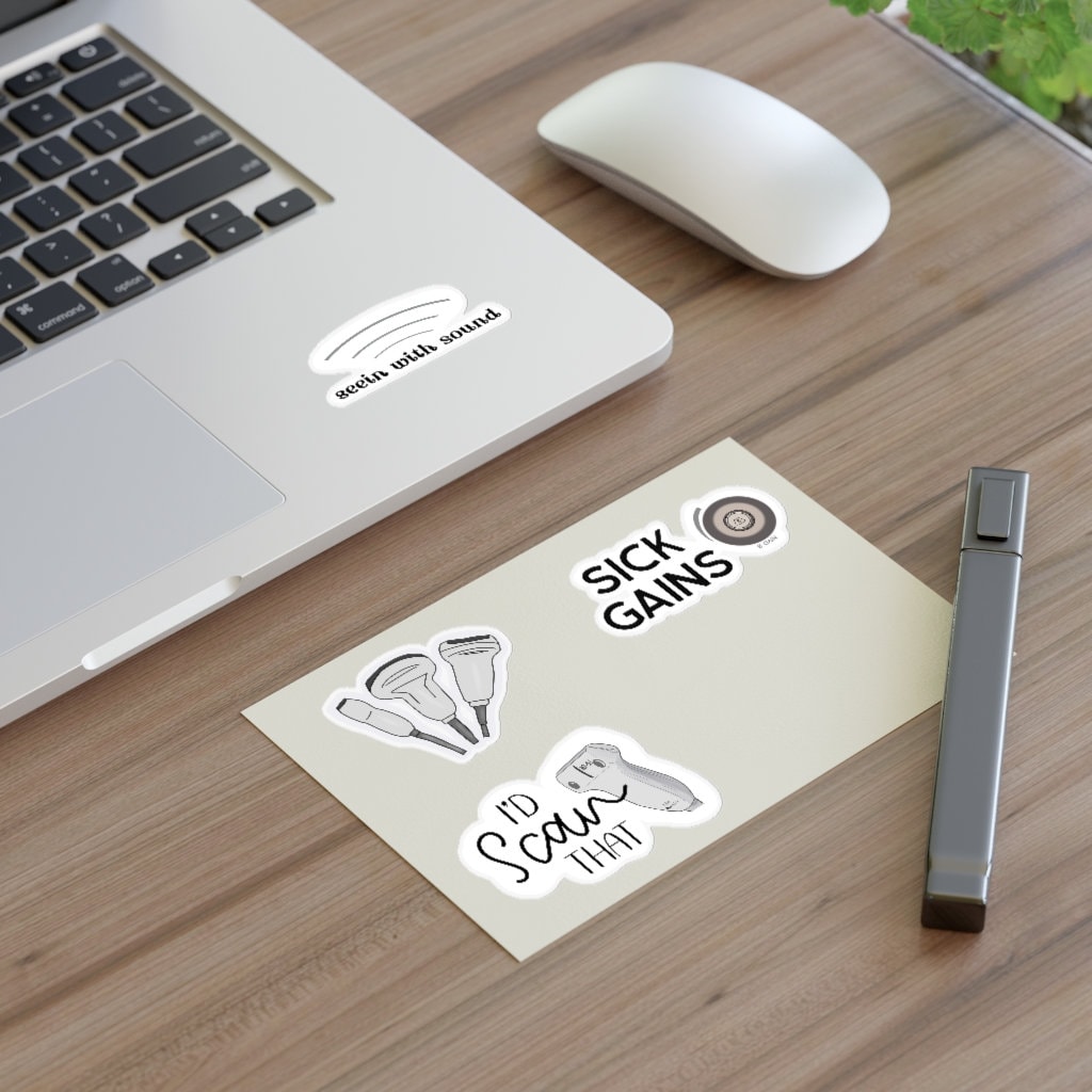 Ultrasound Sticker Set POCUS Ultrasound Tech Stickers | Etsy