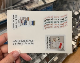 Precedex and Chill Sticker, ICU, Anesthesia Humor, Perfect for Medical ...
