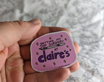 Top Surgery Growth Sticker - Etsy