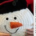 Snowman Pillow Crochet Pattern, PDF Instant Download Winter Decor - Etsy