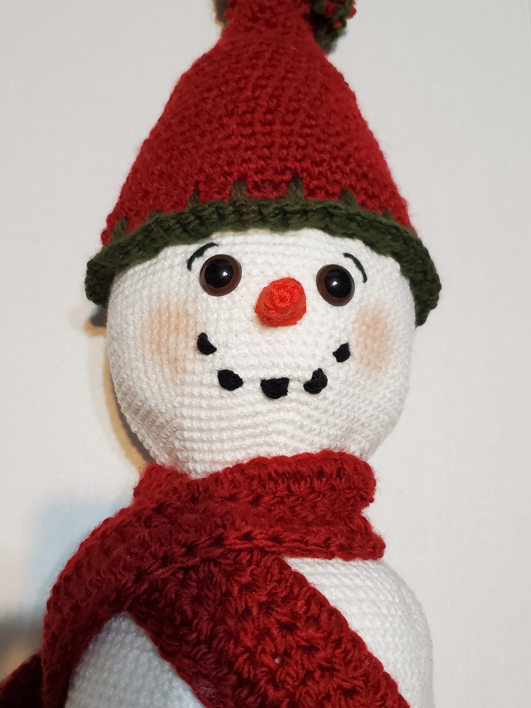 Large Crochet Snowman Crochet Pattern PDF Instant Download Instructions ...