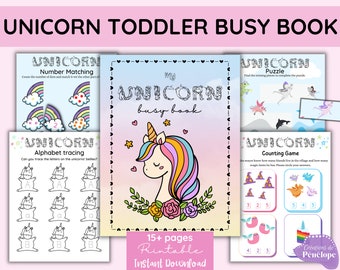 Unicorn Busy Book - Etsy