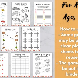 Large Road Trip Activity Pack - Ultimate Binder - Printable Fun Kids ...