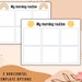 Toddler Preschool Morning Routine Chart Schedule | Rise and Shine ...