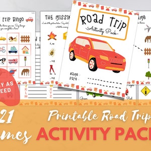 Large Road Trip Activity Pack - Ultimate Binder - Printable Fun Kids ...