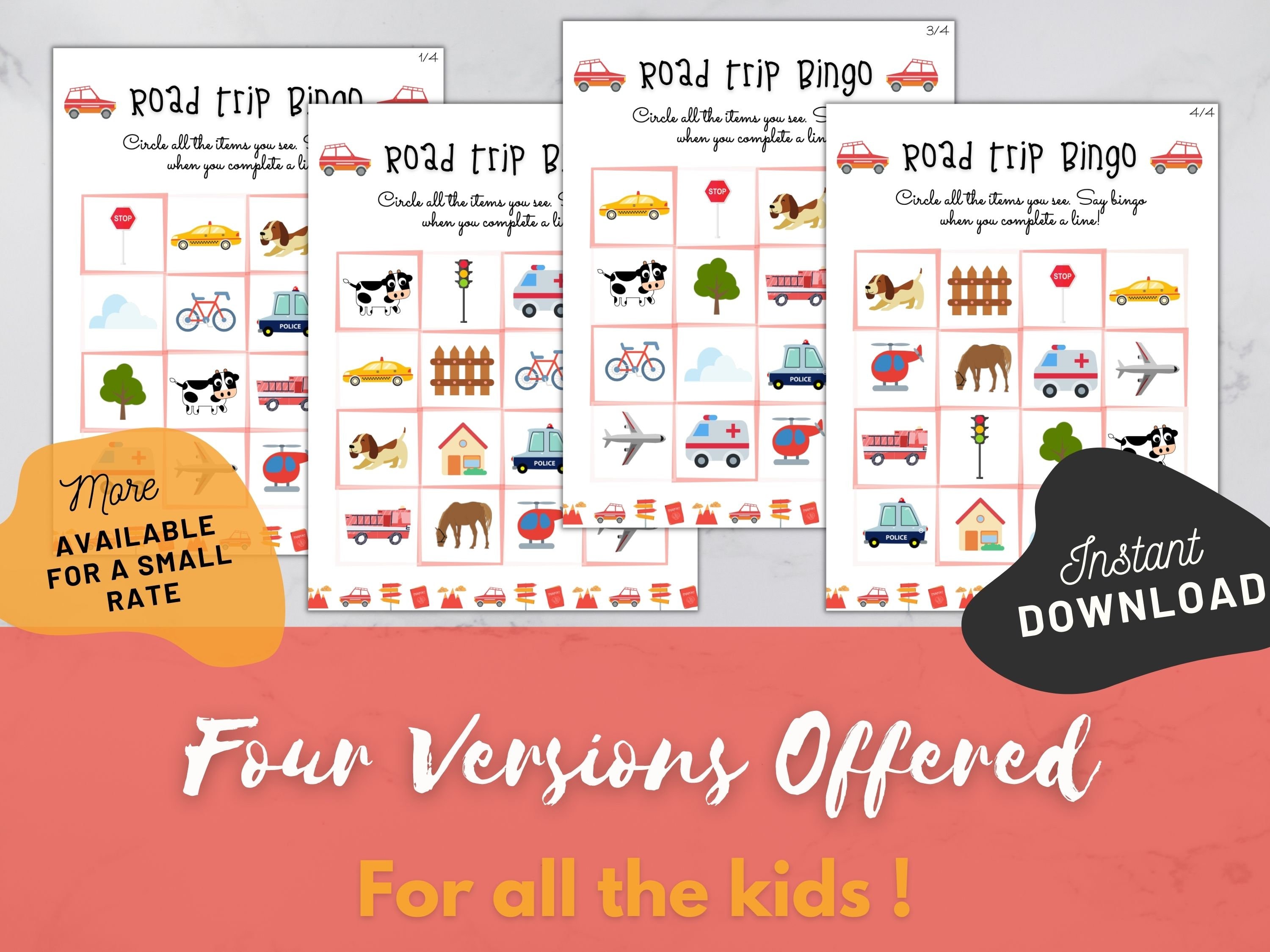 Large Road Trip Activity Pack - Ultimate Binder - Printable Fun Kids ...