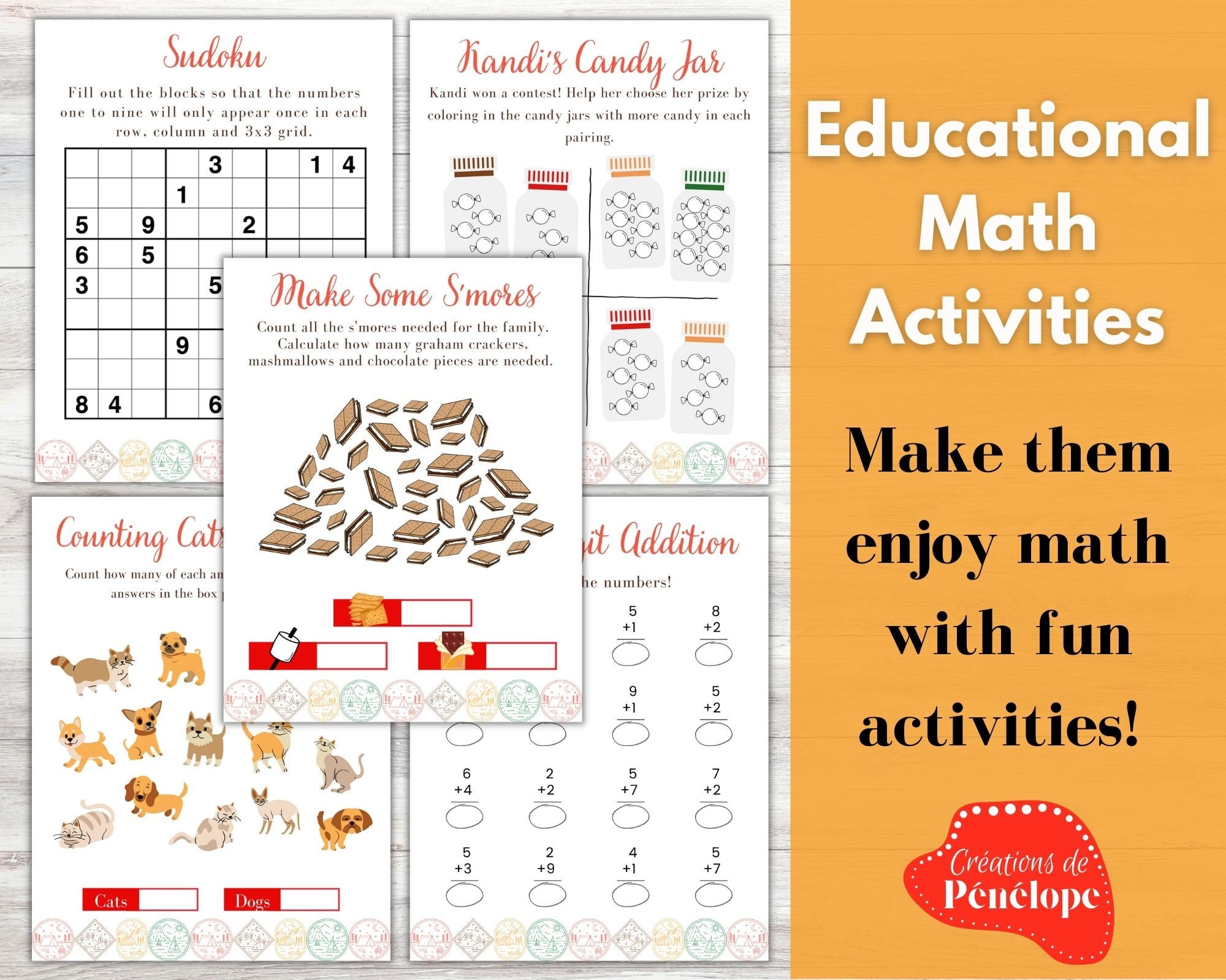 Large Ultimate Camping Activity Pack - Camping Binder - Kids Activities ...