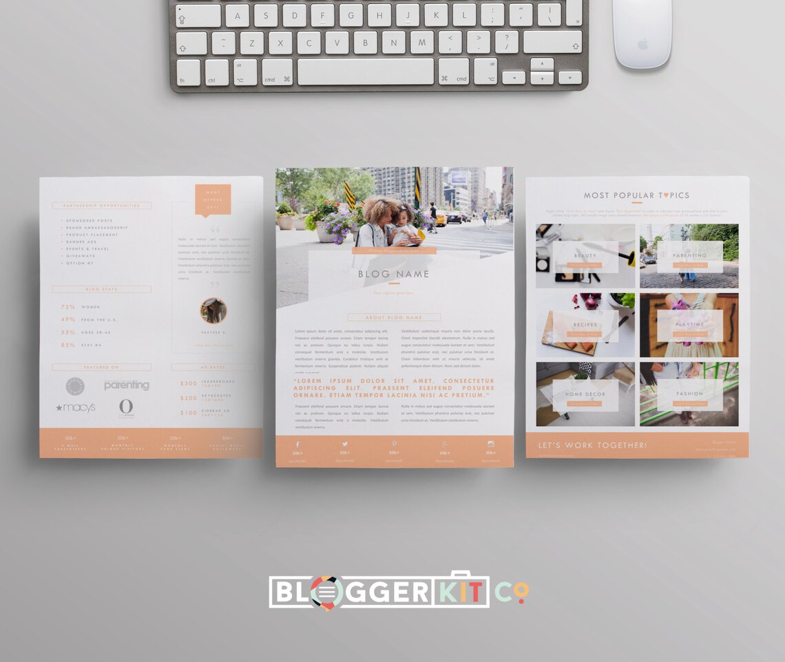 Modern luxury digital media kit - heavytery