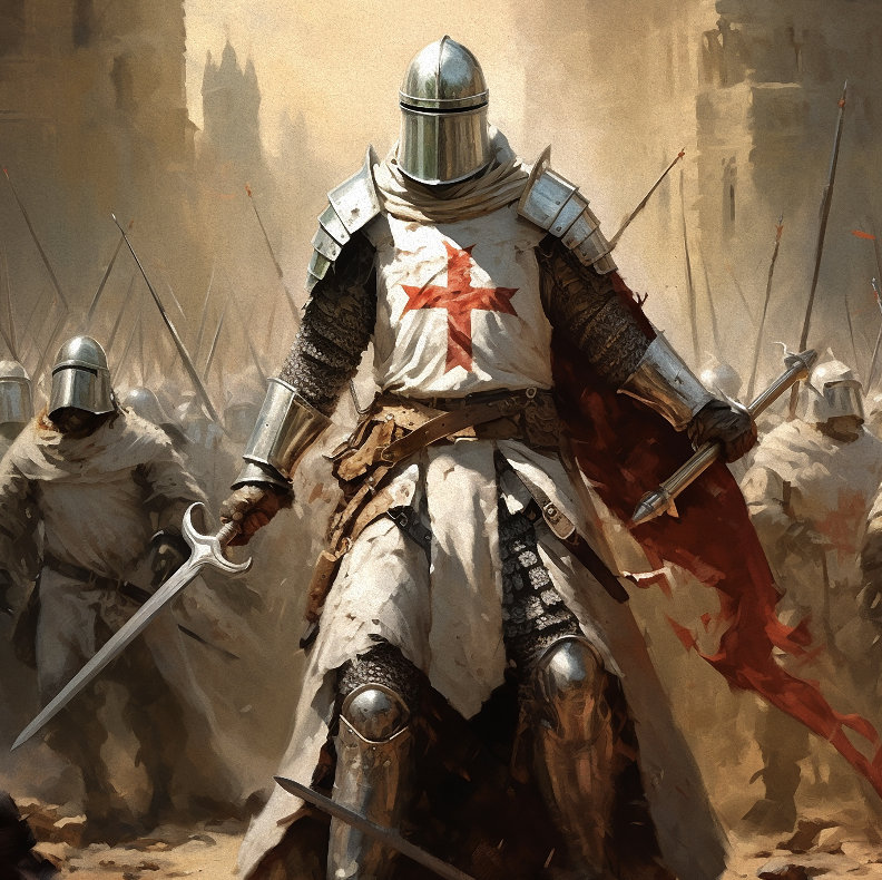Knights Templar Digital Download | Instant Print Religious Art - Etsy