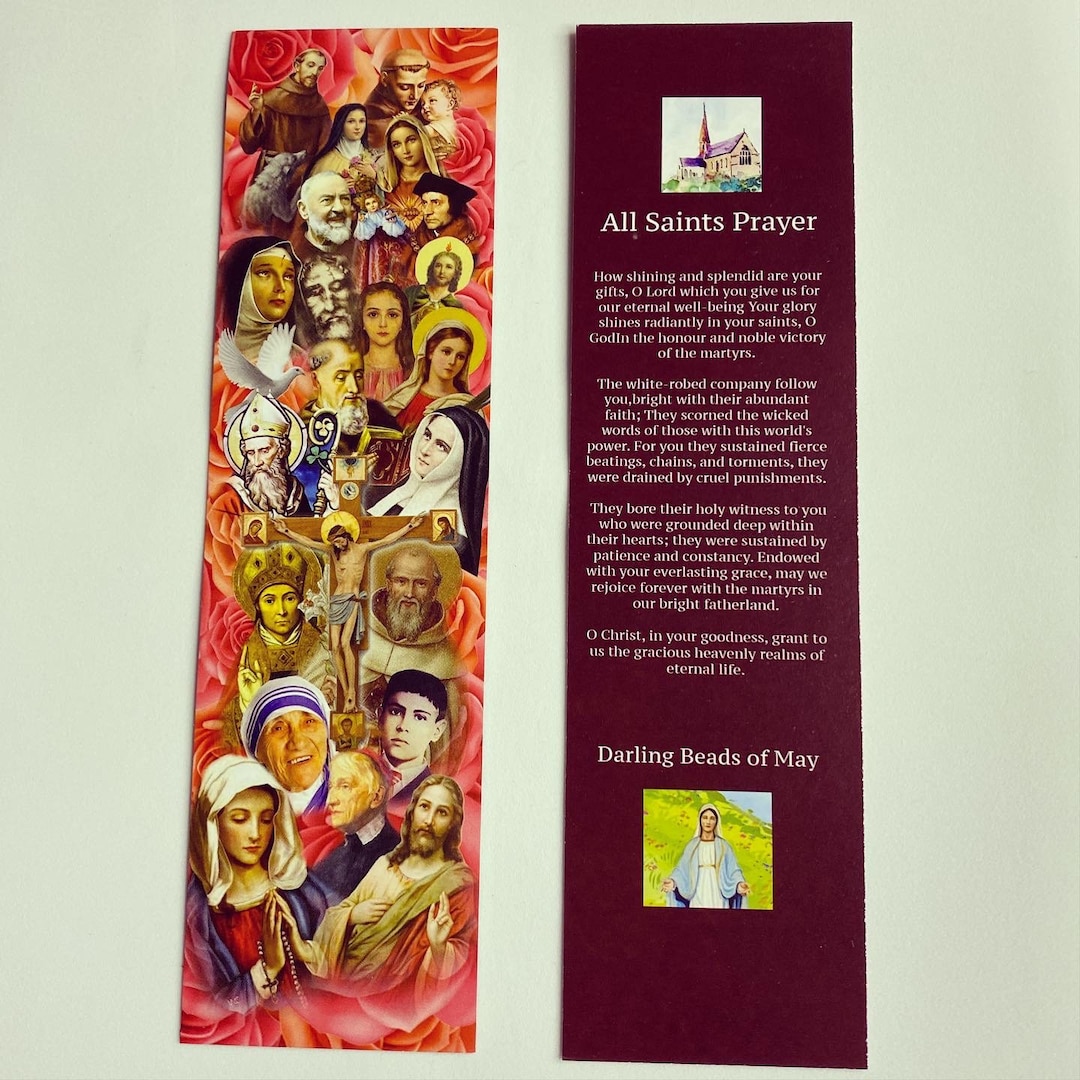 All Saints Bookmark - Etsy