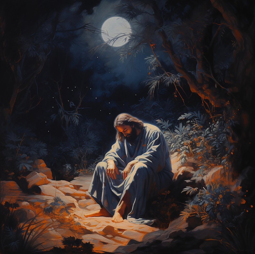 Agony In The Garden Digital Download Instant Print Religious Art Etsy