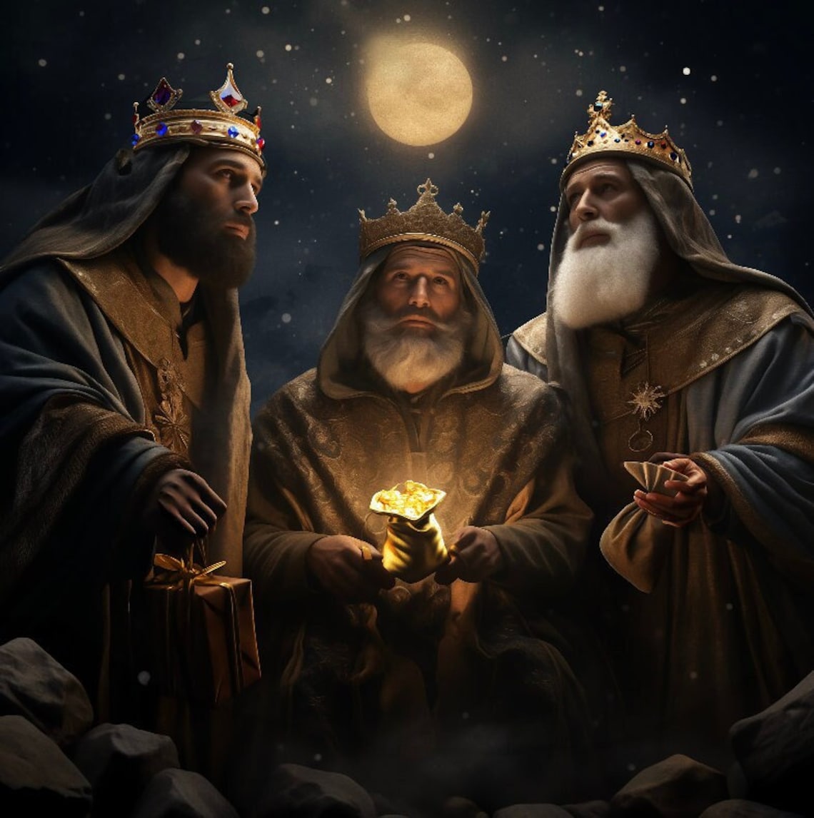 We Three Kings Digital Art Download | Instant Print | Religious Art - Etsy