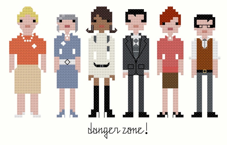 Archer Parody Cross Stitch Pattern PDF Instant Download - Etsy