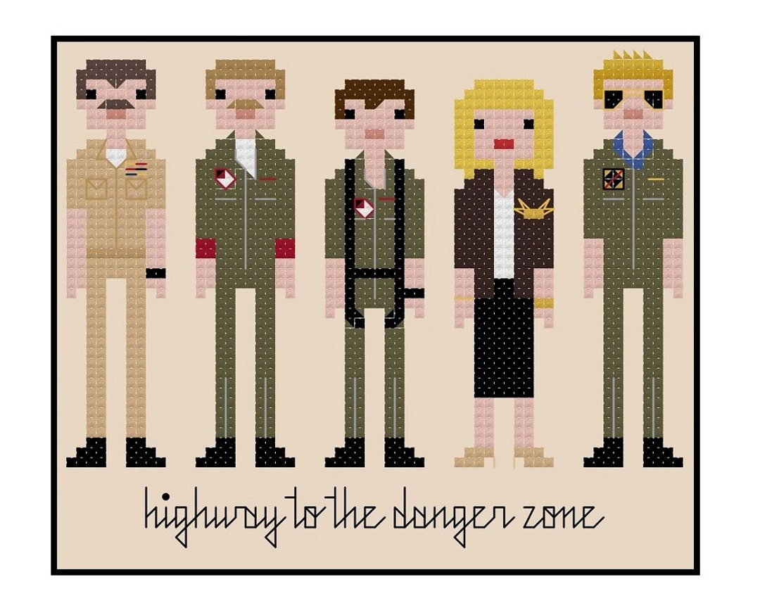 Top Gun- Cross Stitch Pattern PDF Instant Download - Etsy