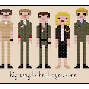Top Gun- Cross Stitch Pattern PDF Instant Download - Etsy