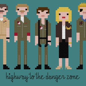 Top Gun- Cross Stitch Pattern PDF Instant Download - Etsy