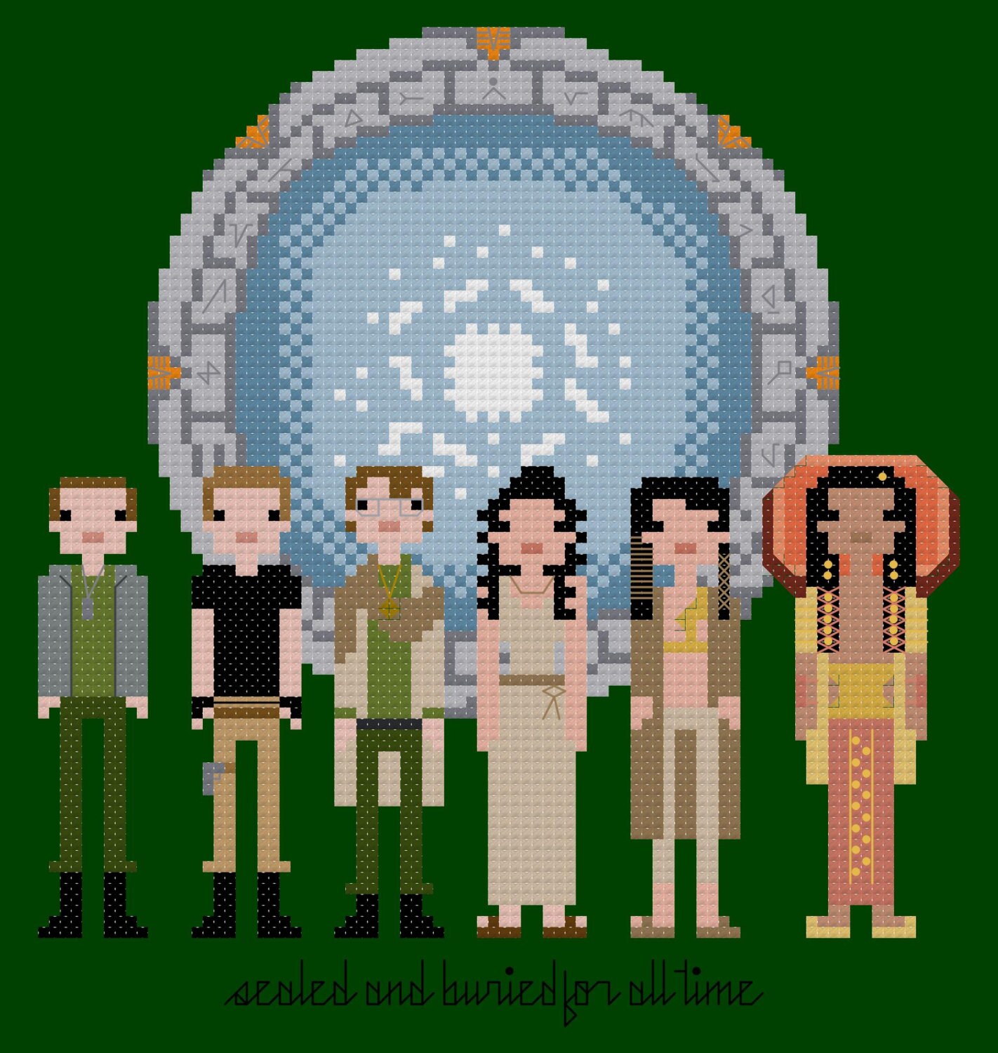 Stargate Parody- Cross Stitch Pattern PDF Instant Download - Etsy