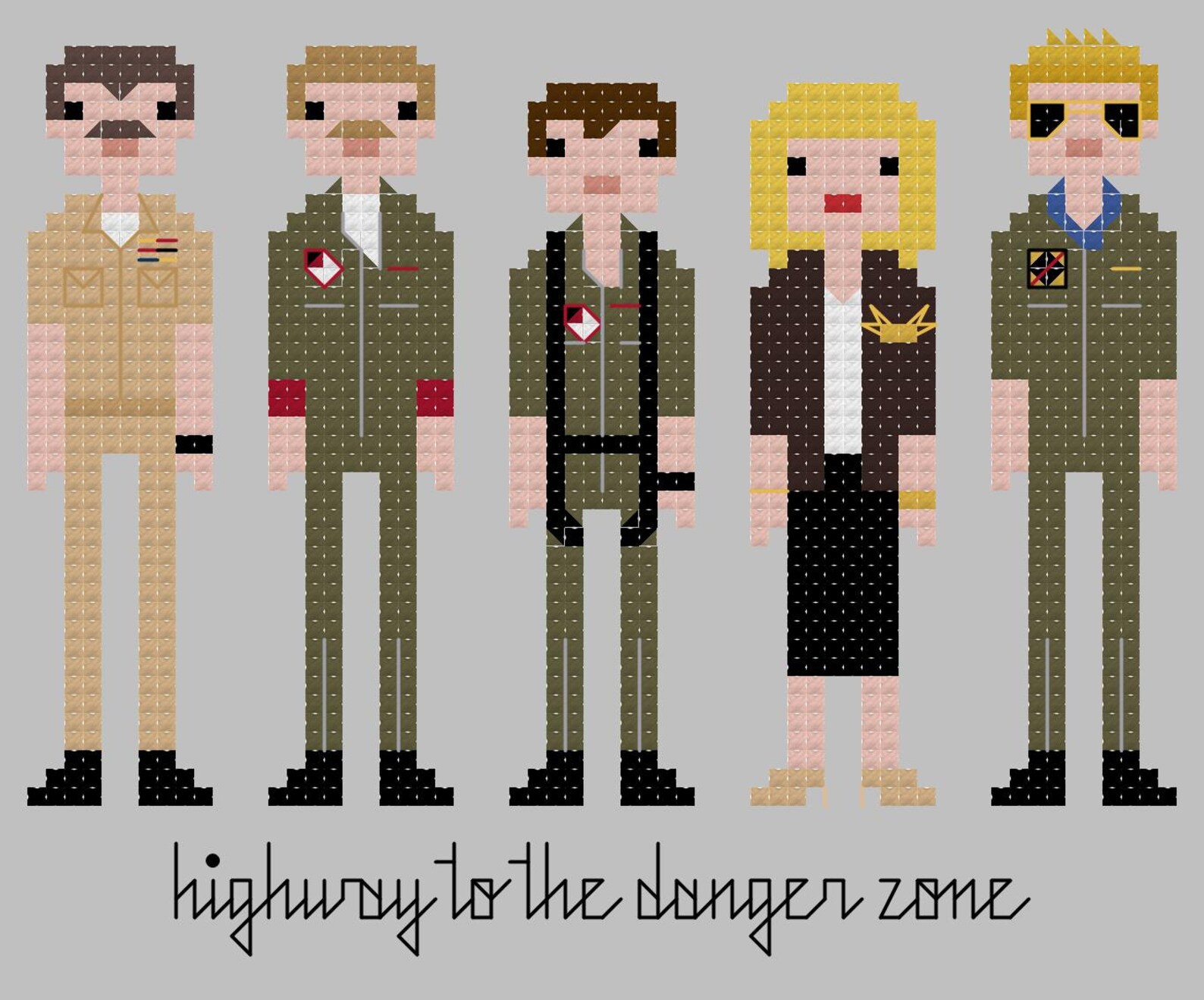 Top Gun- Cross Stitch Pattern PDF Instant Download - Etsy