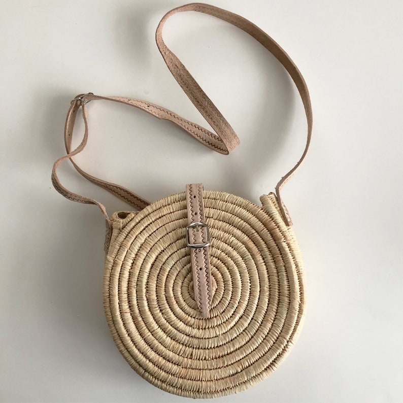 The Susanna Straw Purse Round Straw Bag Straw Purse Woven | Etsy