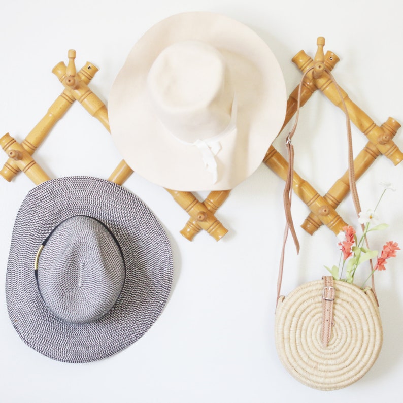 The Susanna Straw Purse Round Straw Bag Straw Purse Woven | Etsy