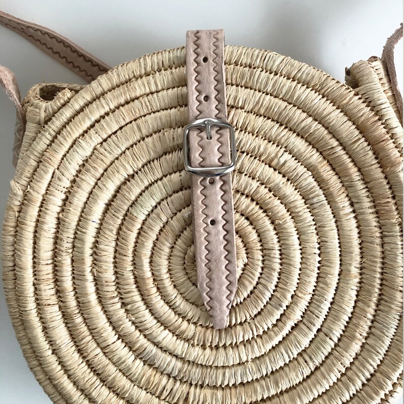The Susanna Straw Purse Round Straw Bag Straw Purse Woven | Etsy