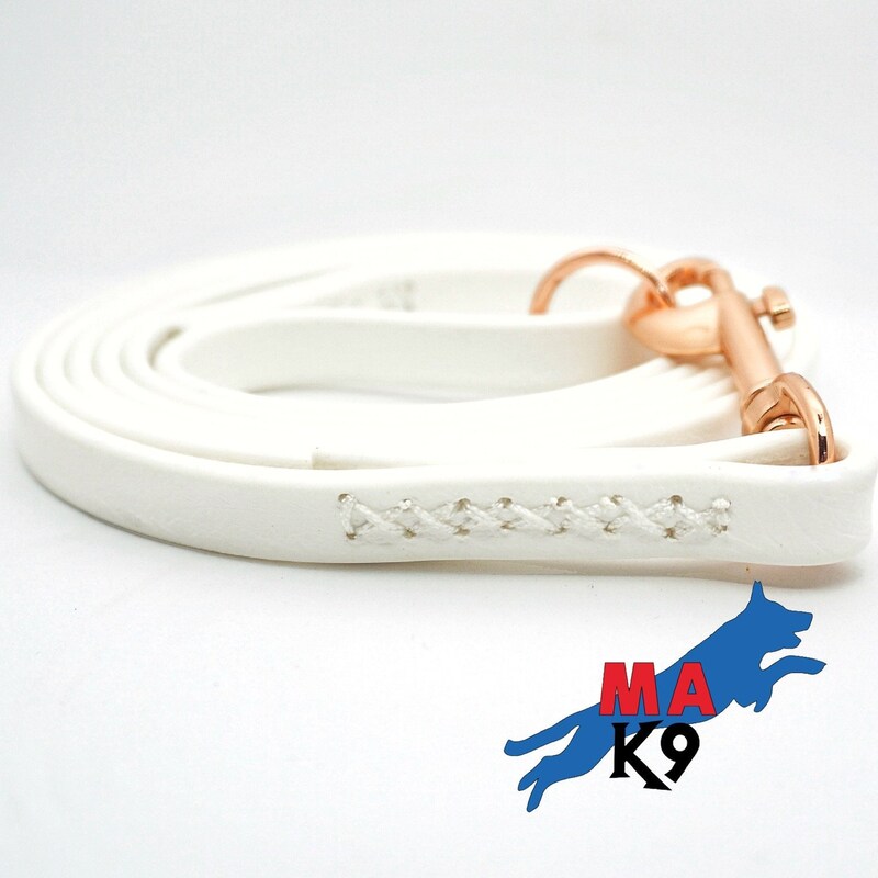 White Leash - Etsy