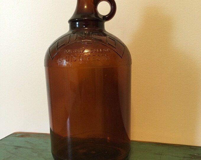 Half Gallon Linco Bleach Brown Bottle - Etsy