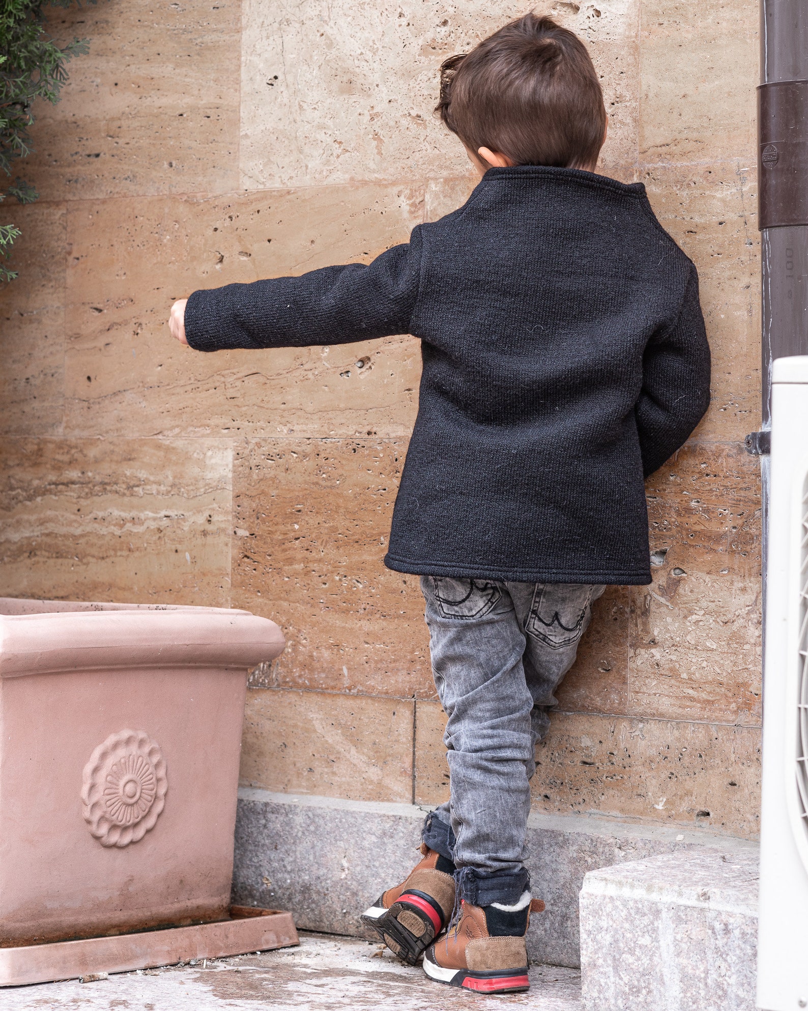 Wool Turtleneck Sweater Boys/ Designer Warm High Neck Sweater/ | Etsy