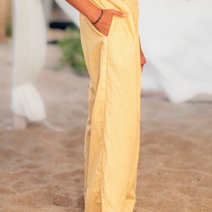 Girls Linen Palazzo Pants/ Toddler Girl Wide Leg Pants/ Linen Trousers ...