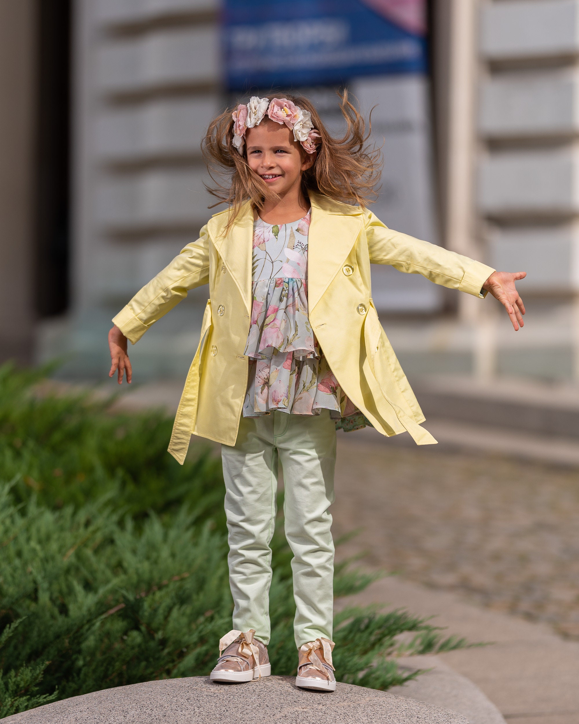 Girls Spring Summer Cotton Trench Coat / Toddler Girl Cotton - Etsy